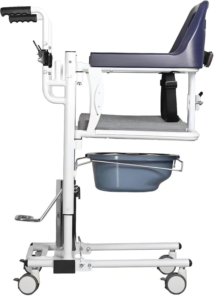 ENJOYCARE Hydraulic Patient Lift Transfer Chair - Adjustable Height, S ...